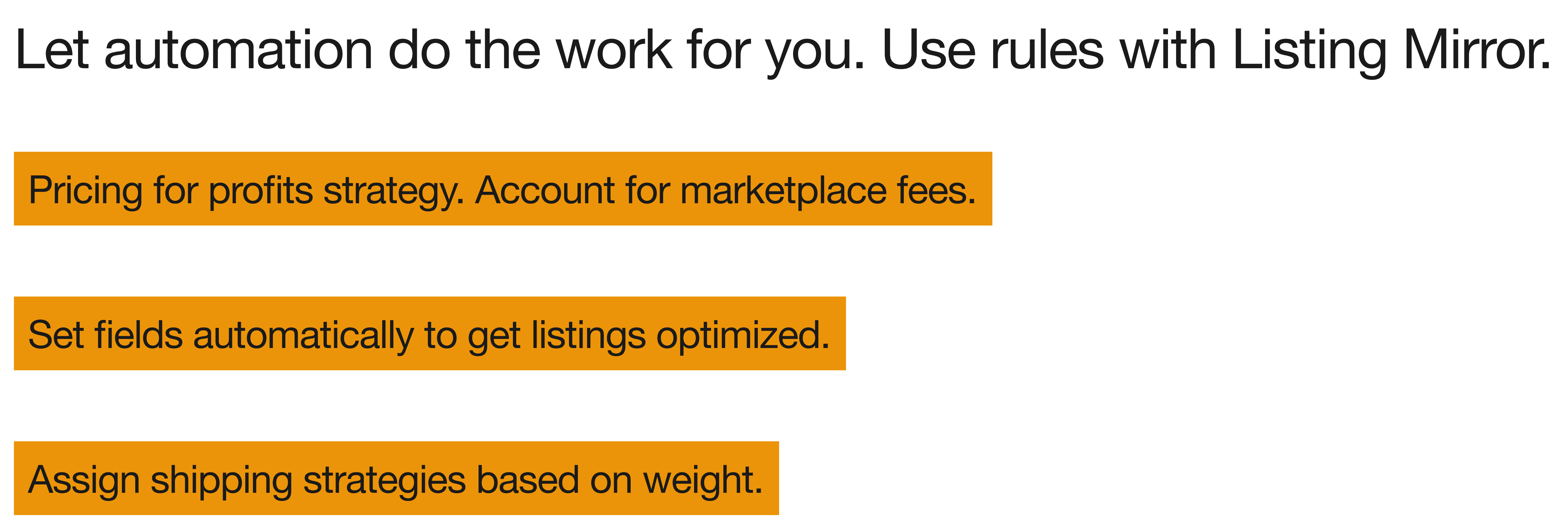 Marketplace Rules - Listing Mirror